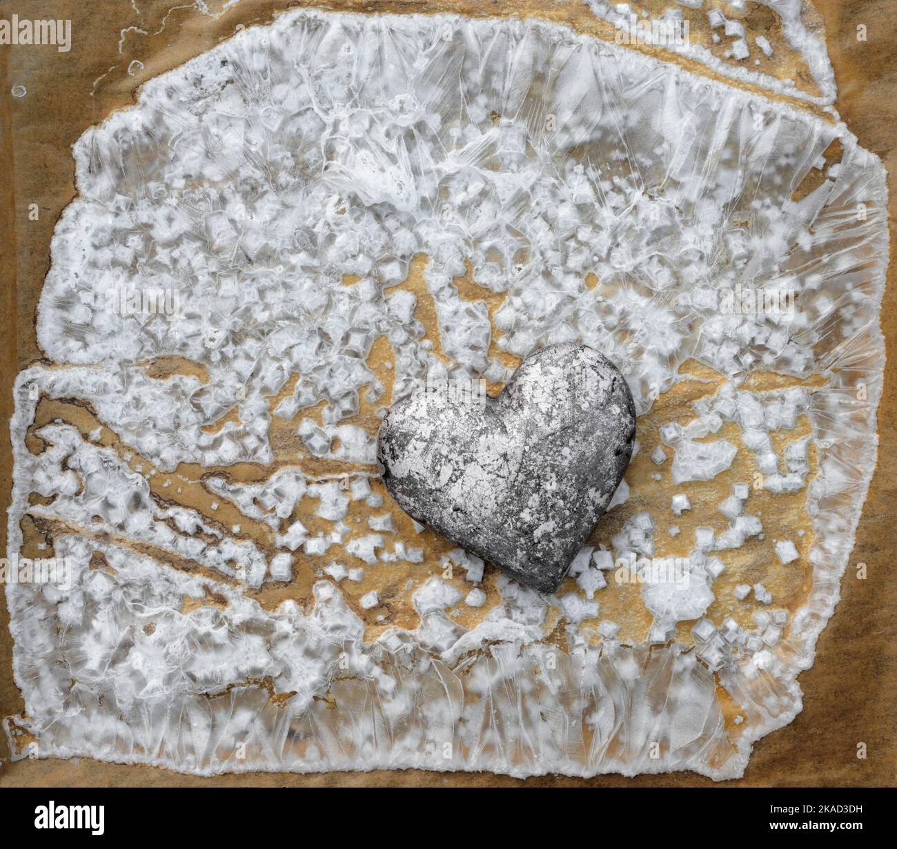 Oxidised silver heart hi-res stock photography and images - Alamy