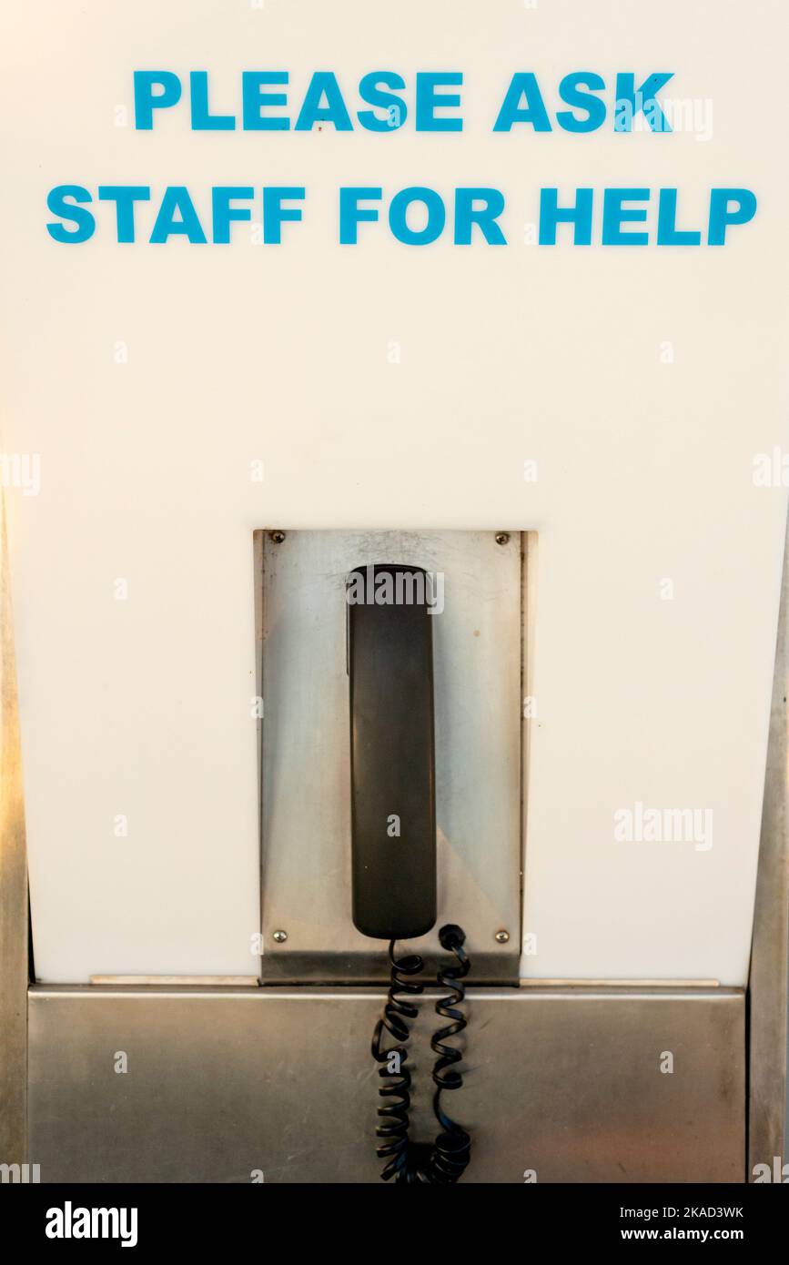 Airport staff phone hi-res stock photography and images - Alamy