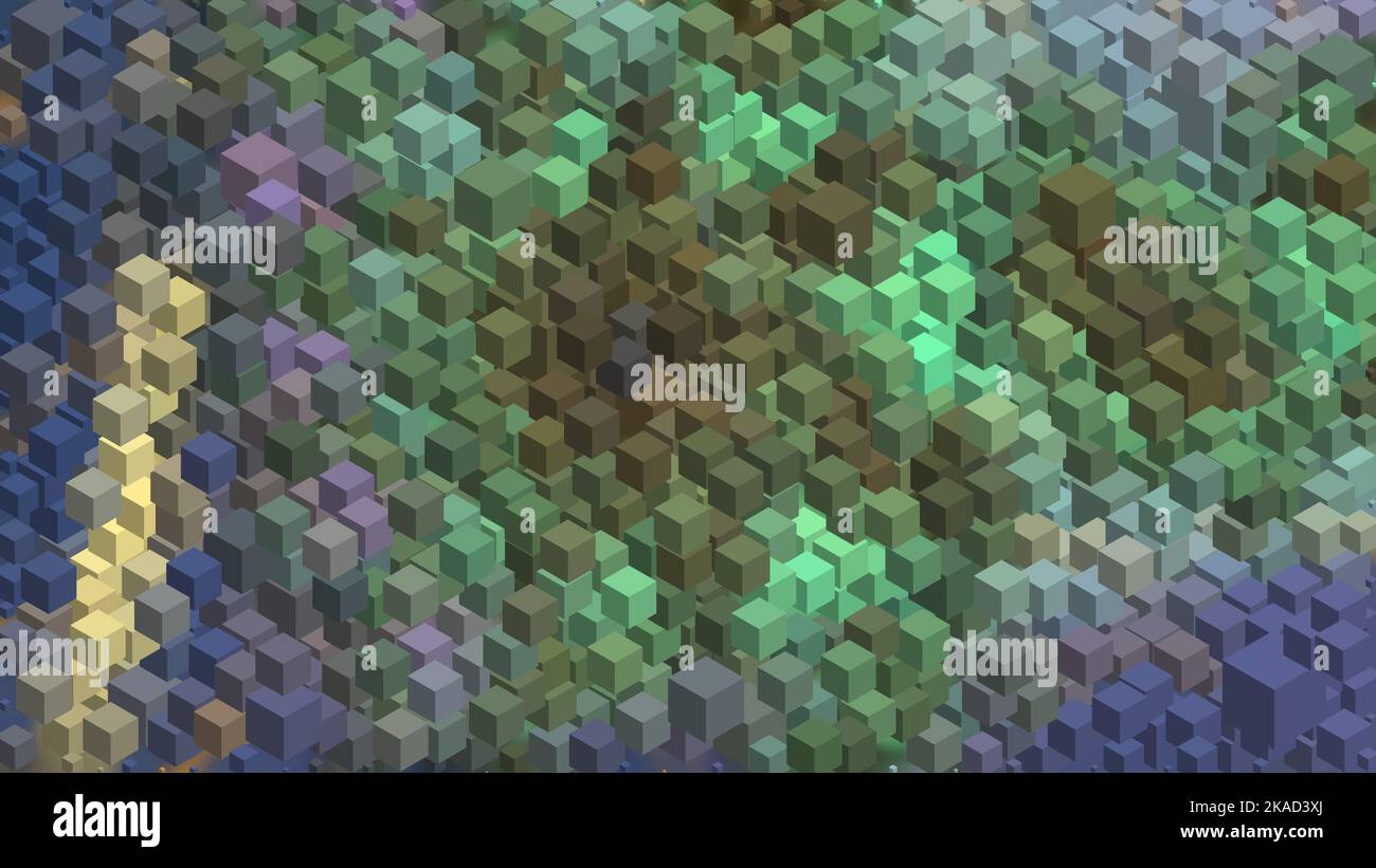 Abstract cubes shape background Stock Photo - Alamy