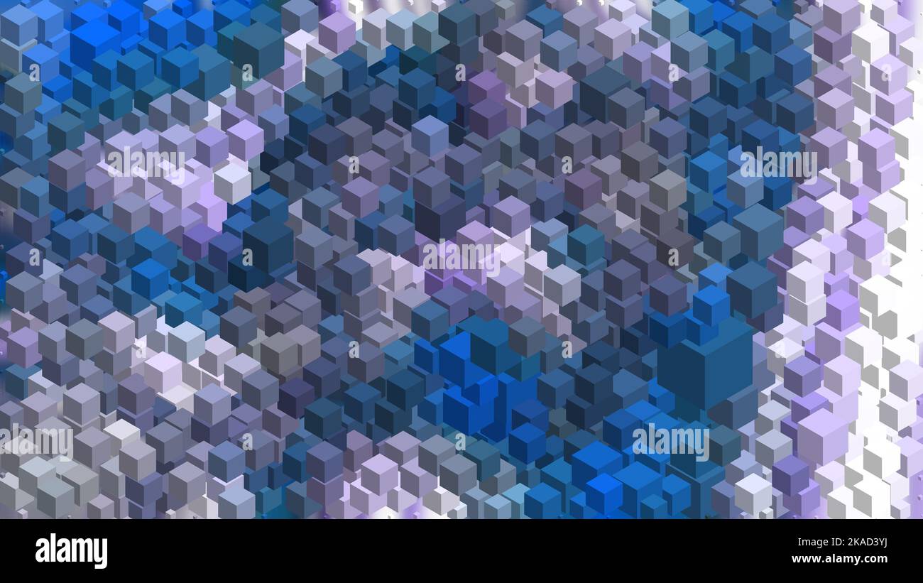 Abstract cubes shape background Stock Photo - Alamy