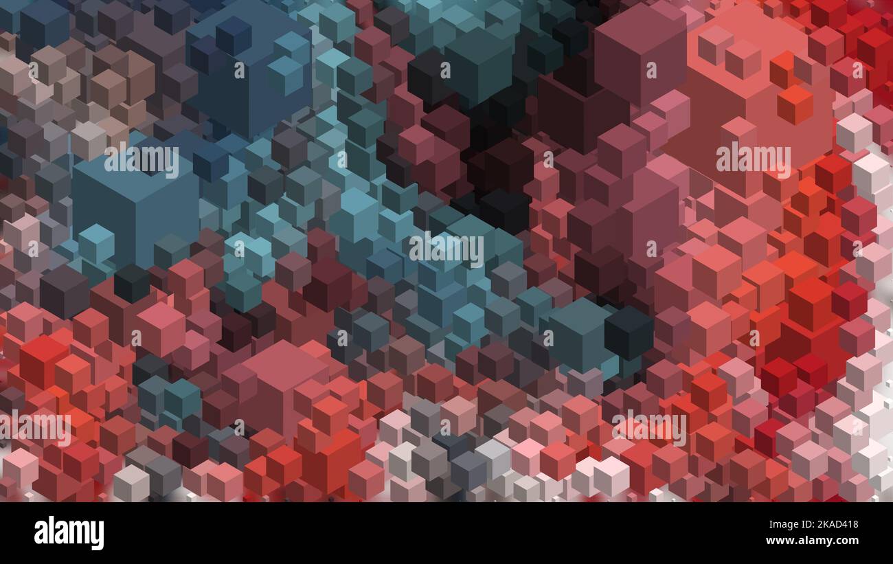 Abstract cubes shape background Stock Photo - Alamy
