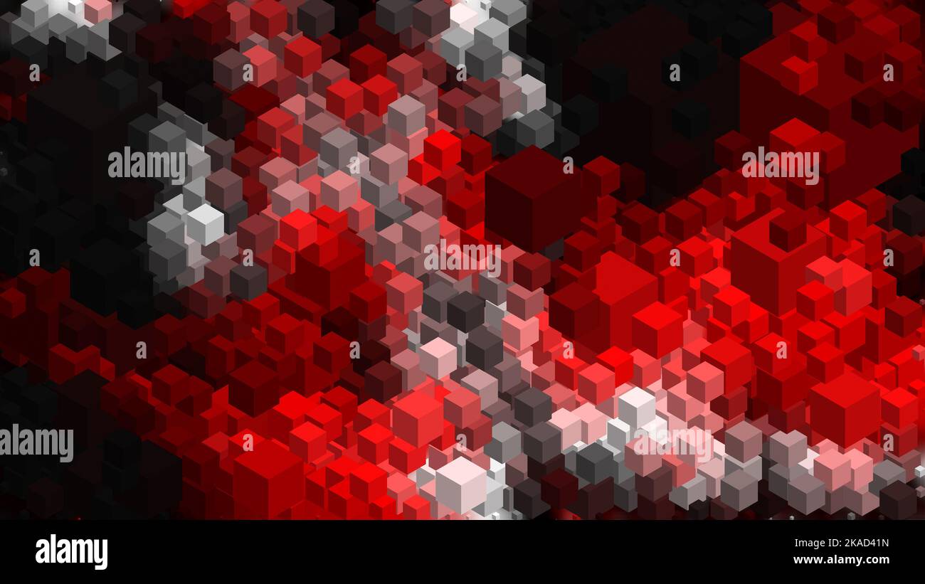 Abstract cubes shape background Stock Photo - Alamy