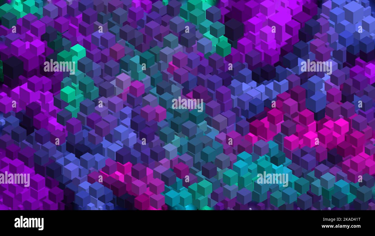 Abstract cubes shape background Stock Photo - Alamy