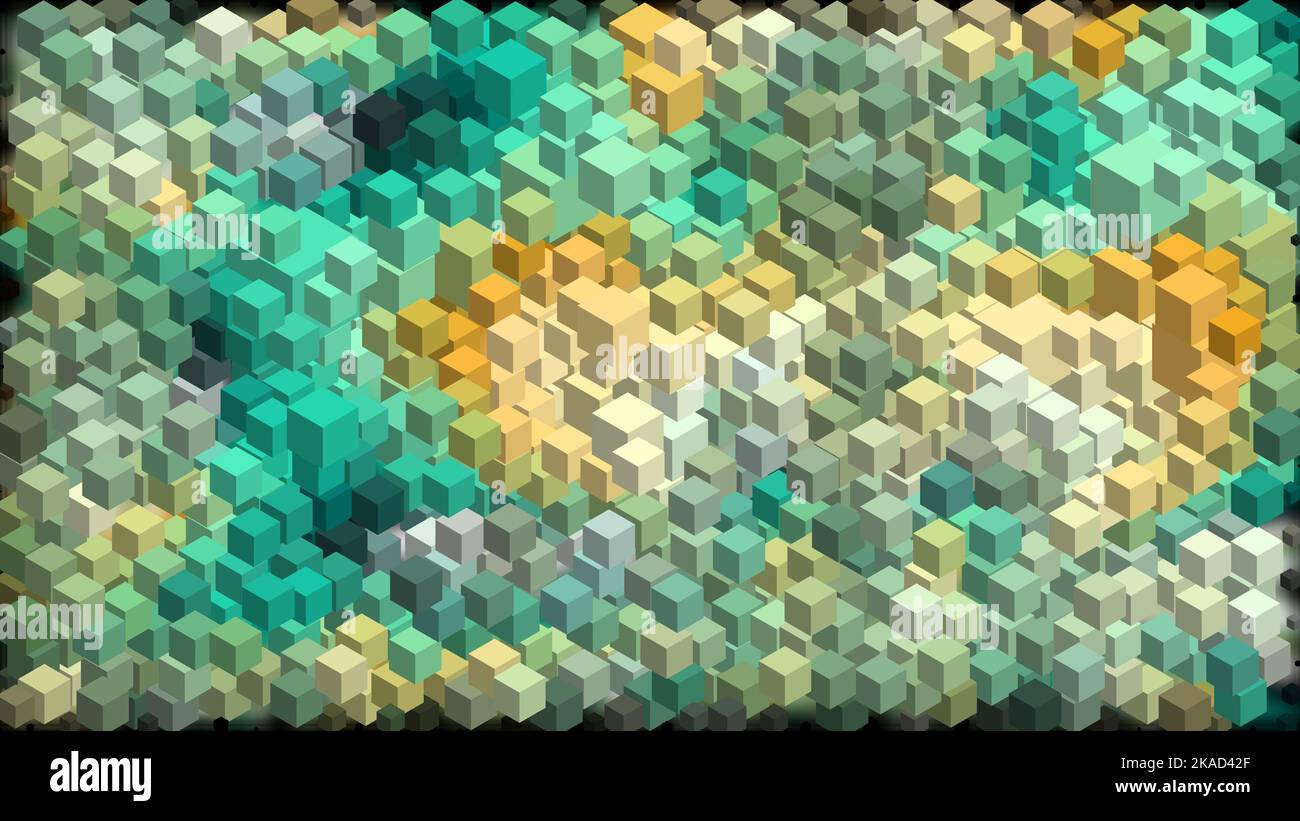 Abstract cubes shape background Stock Photo - Alamy