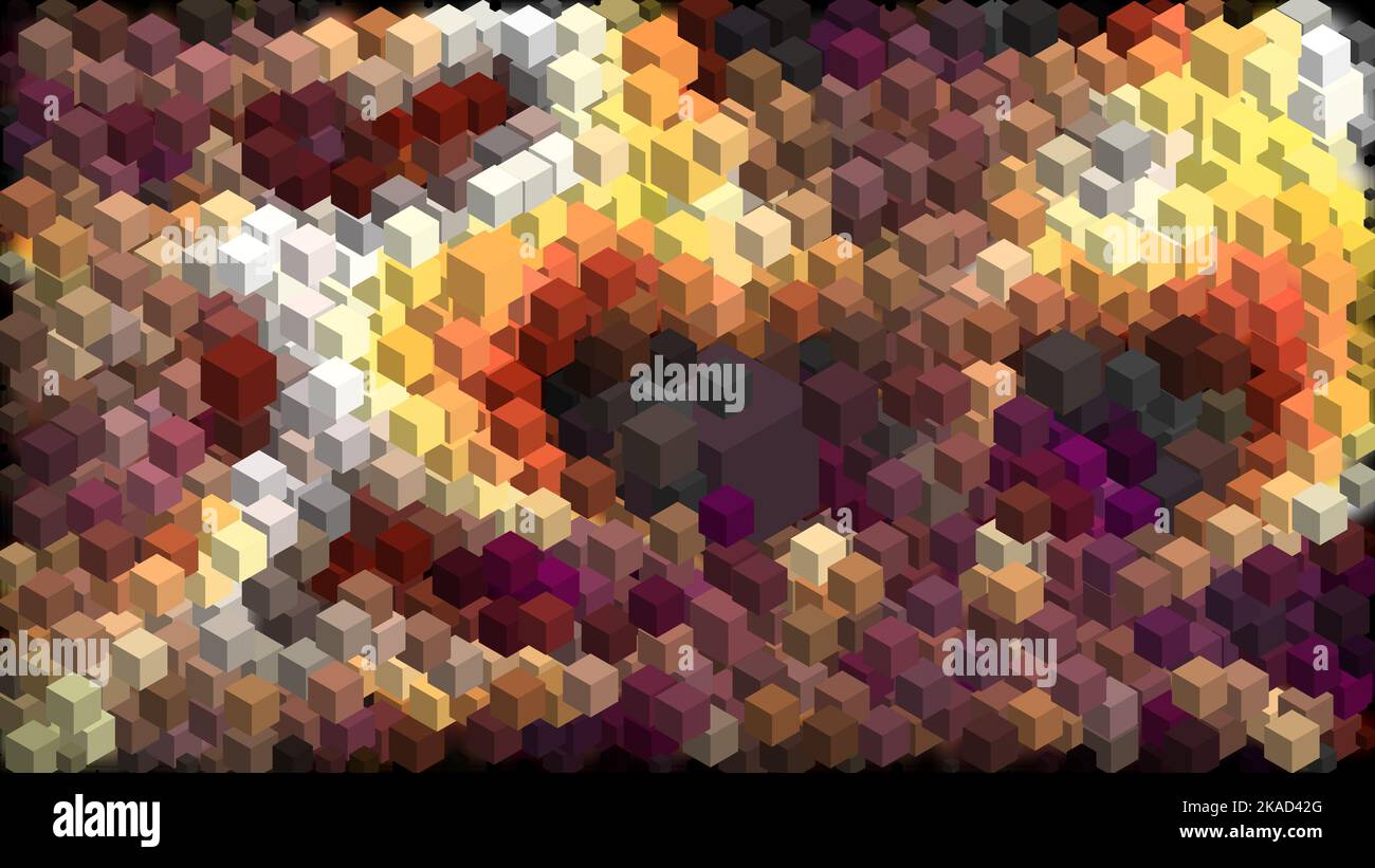 Abstract cubes shape background Stock Photo - Alamy