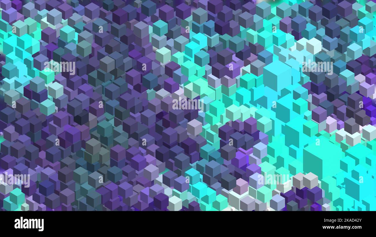 Abstract cubes shape background Stock Photo - Alamy