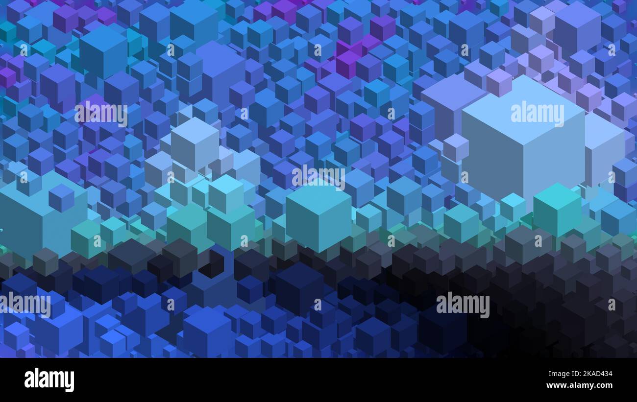 Abstract cubes shape background Stock Photo - Alamy