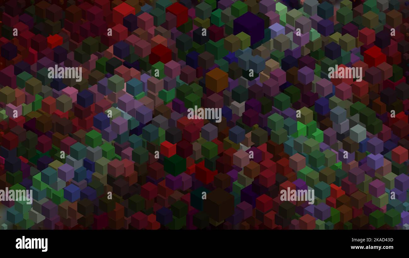 Abstract cubes shape background Stock Photo - Alamy