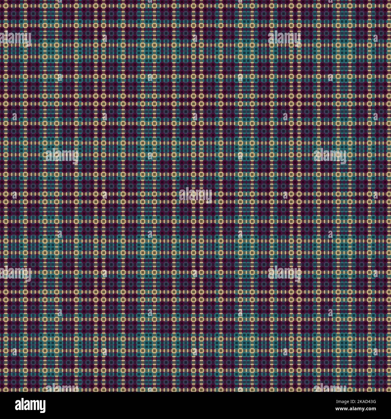 Decorative tartan geometric tiles pattern illustration Stock Vector ...