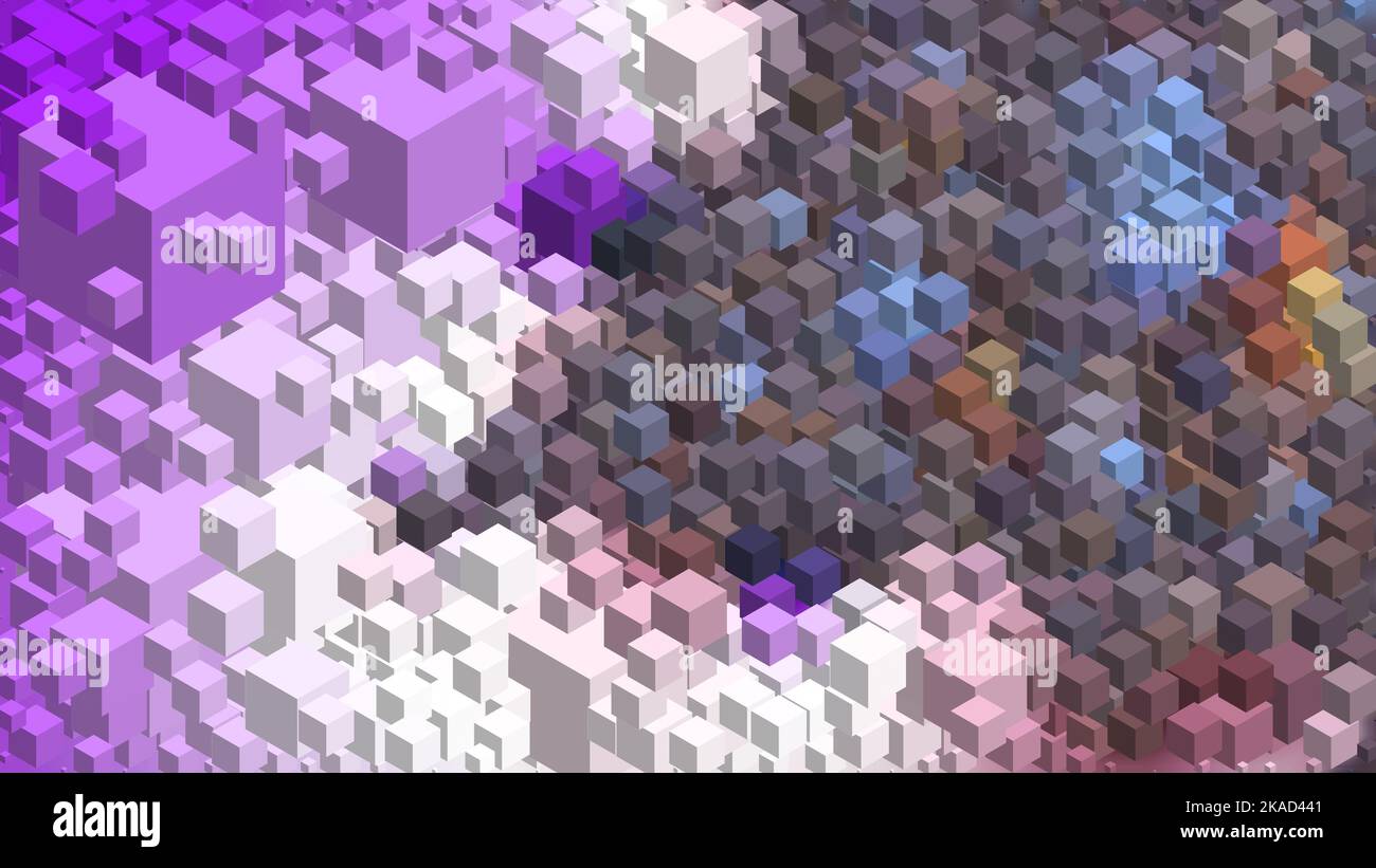 Abstract cubes shape background Stock Photo - Alamy