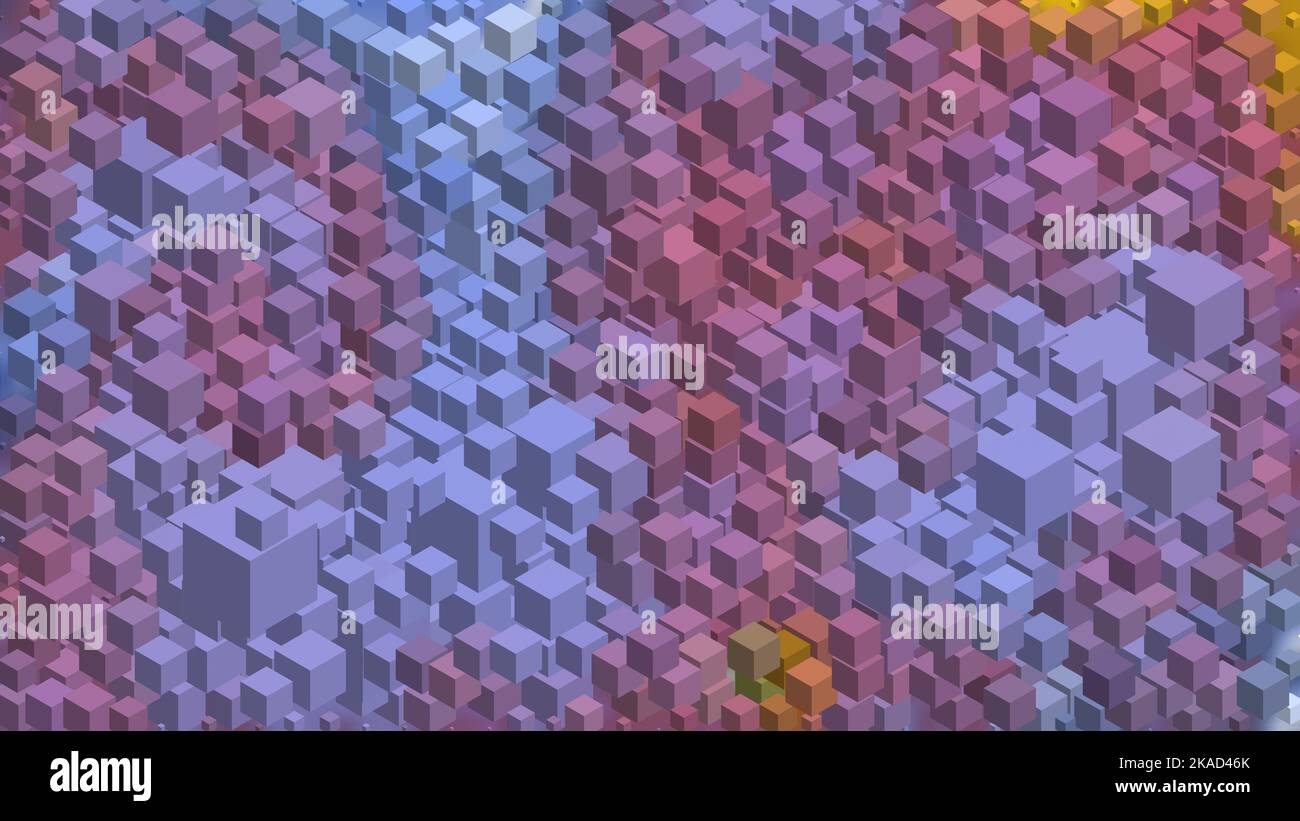Abstract cubes shape background Stock Photo - Alamy