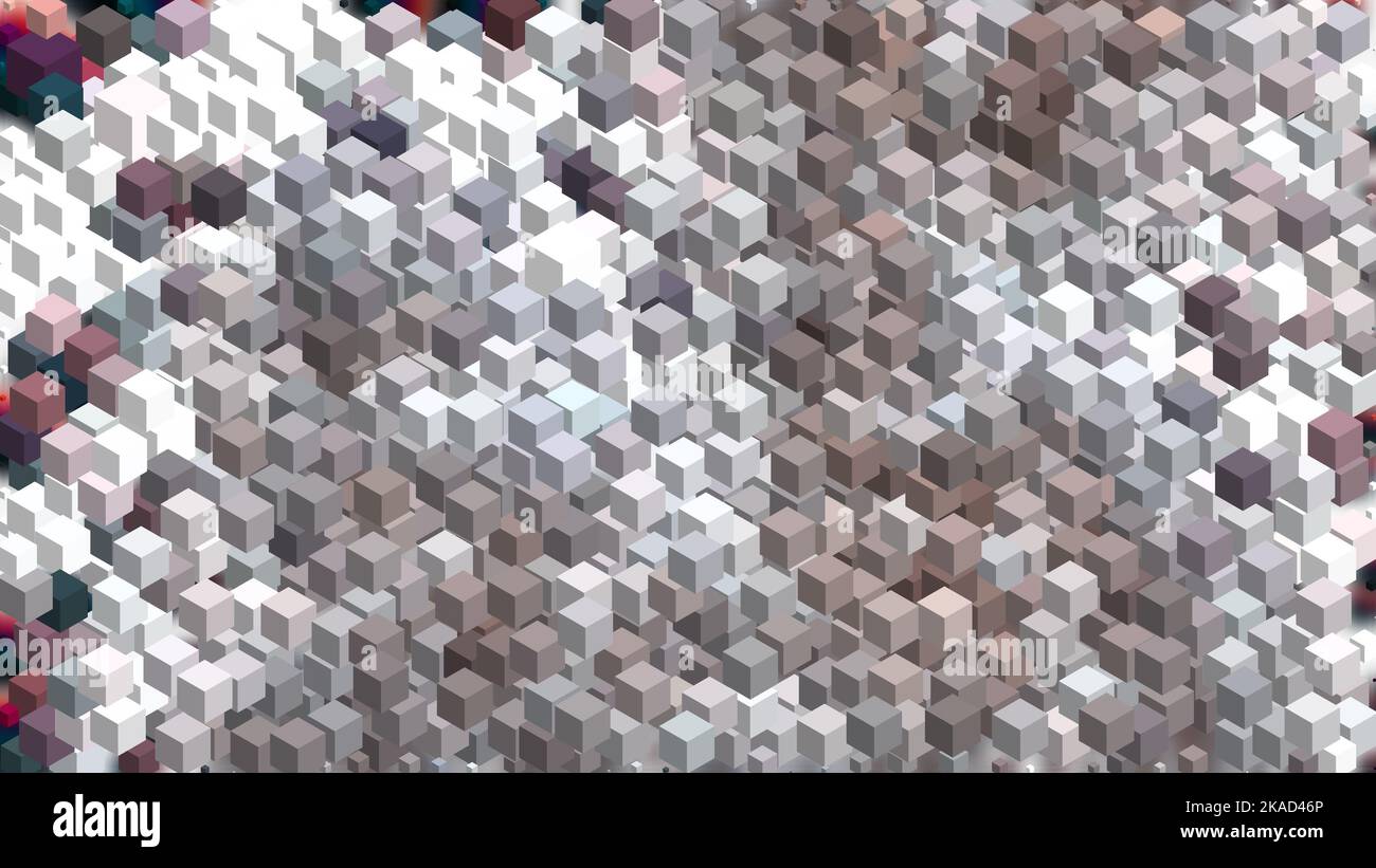 Abstract cubes shape background Stock Photo - Alamy
