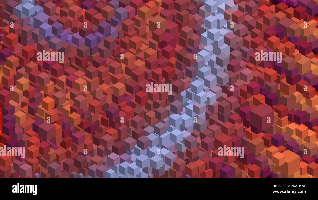 Abstract cubes shape background Stock Photo - Alamy