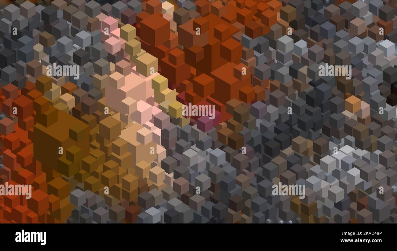 Abstract cubes shape background Stock Photo - Alamy