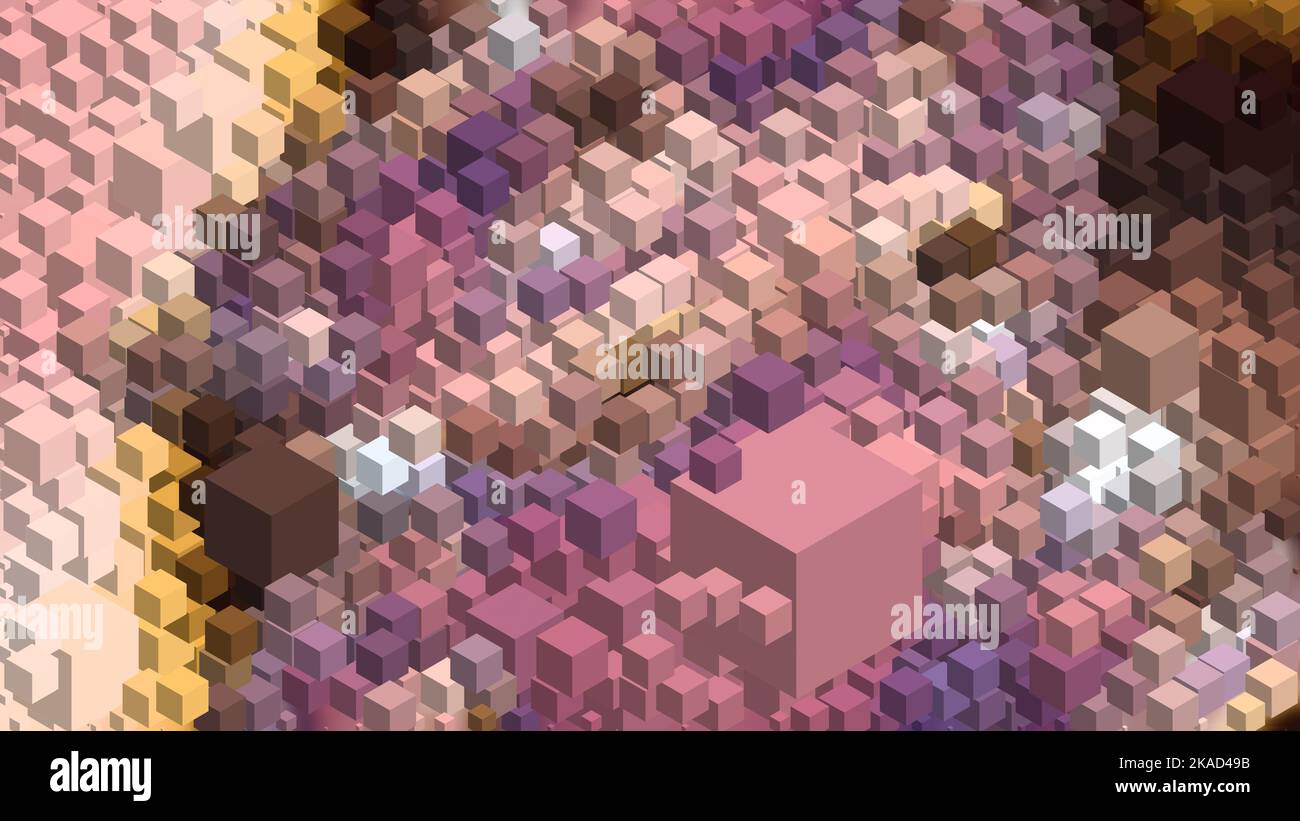 Abstract cubes shape background Stock Photo - Alamy