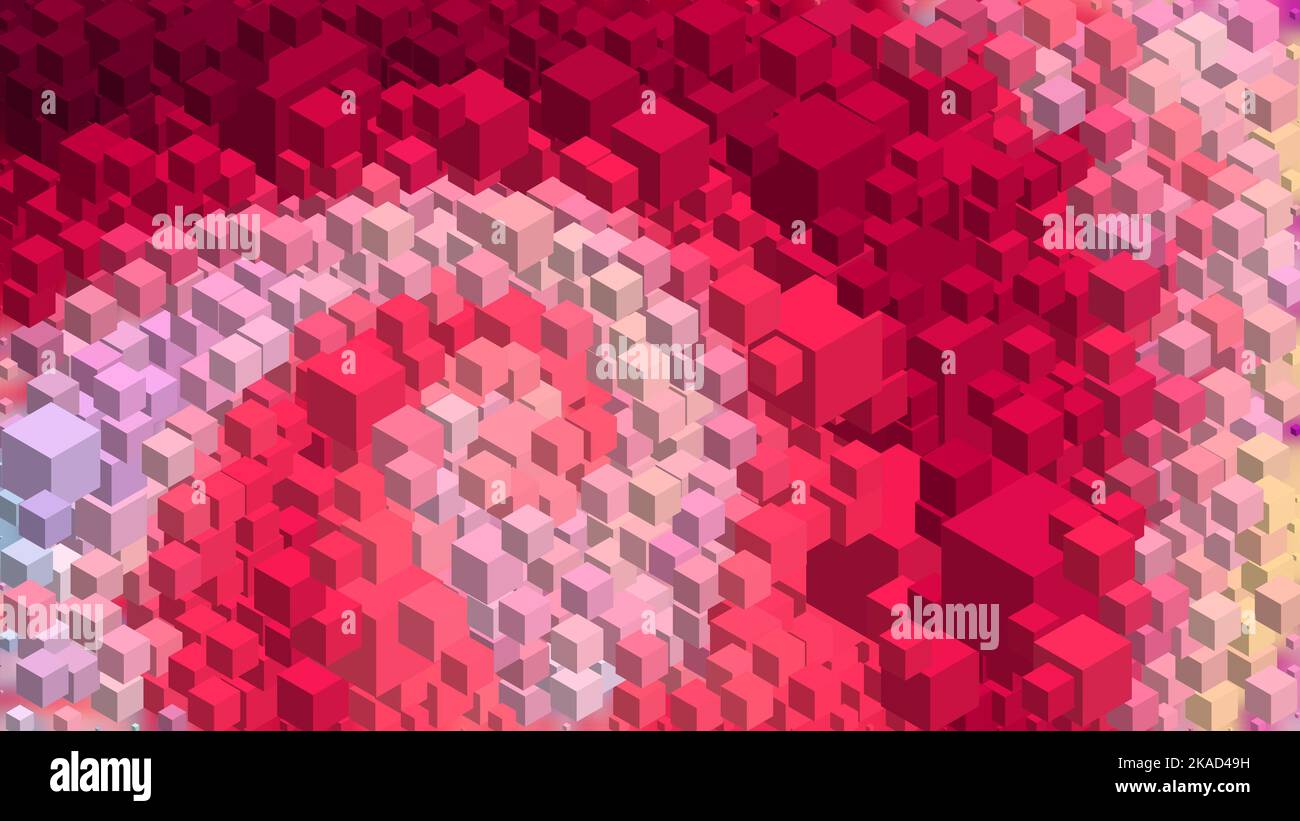 Abstract cubes shape background Stock Photo - Alamy