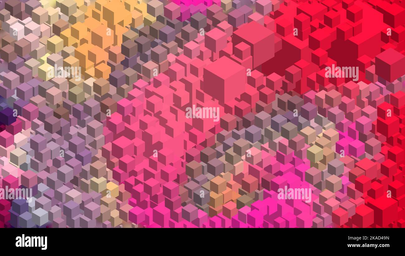Abstract cubes shape background Stock Photo - Alamy