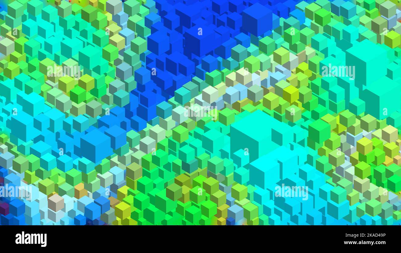 Abstract cubes shape background Stock Photo - Alamy