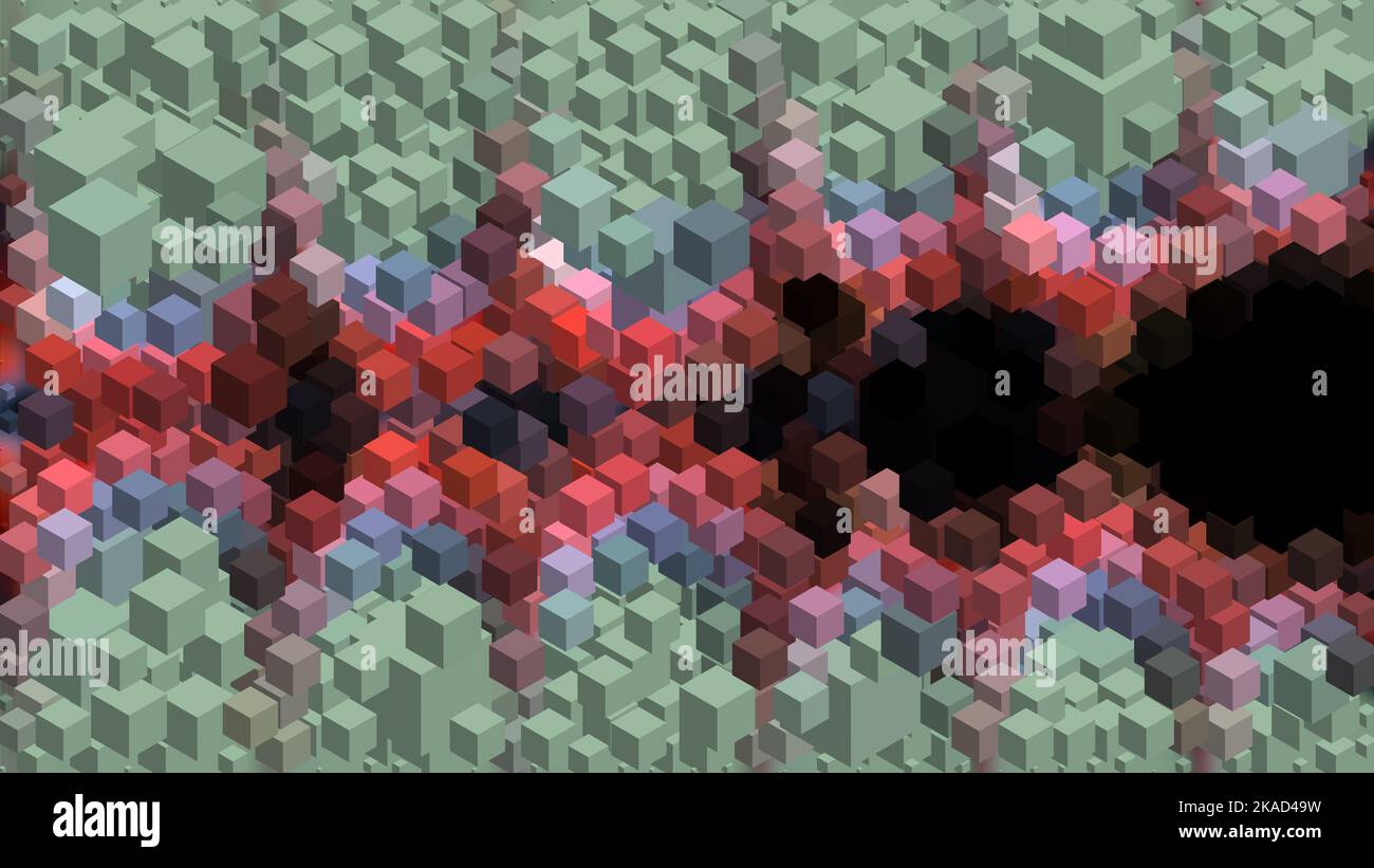Abstract cubes shape background Stock Photo - Alamy