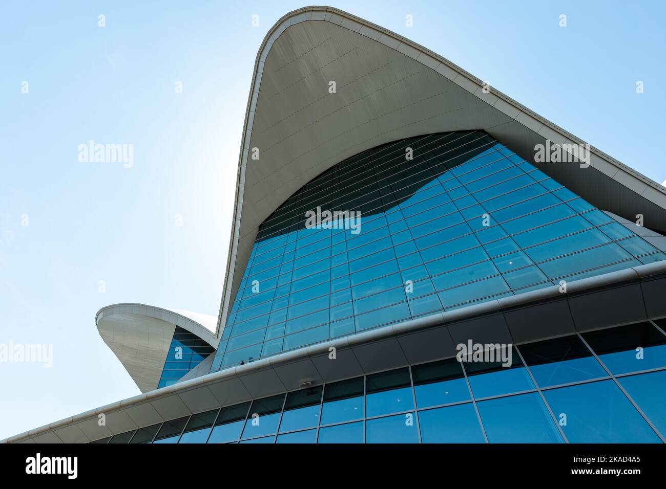 Shopping center Deniz mall on the Baku Boulevard, Azerbaijan Stock ...