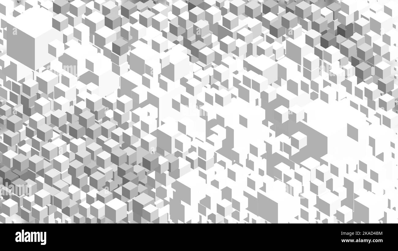 Abstract cubes shape background Stock Photo - Alamy