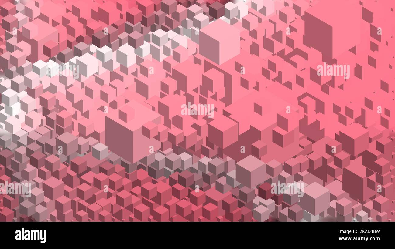 Abstract cubes shape background Stock Photo - Alamy