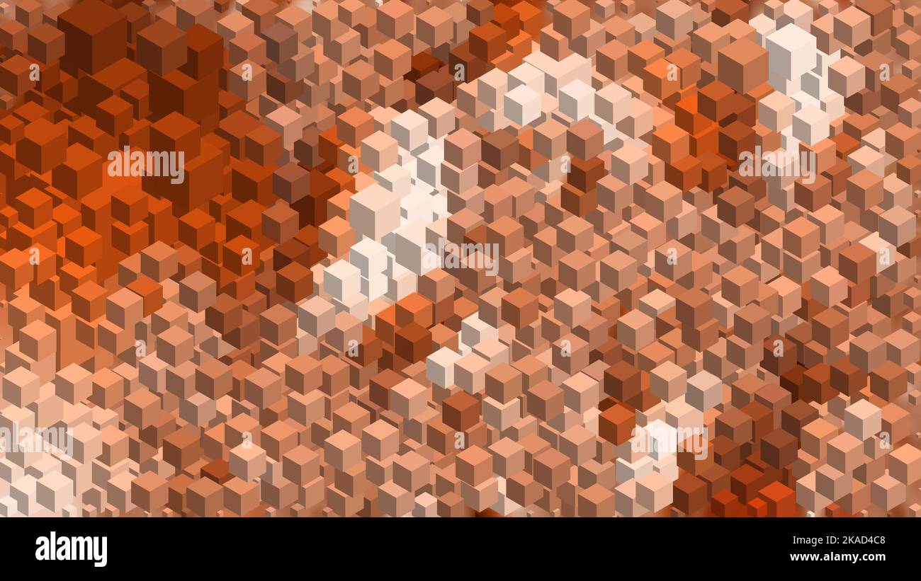 Abstract cubes shape background Stock Photo - Alamy
