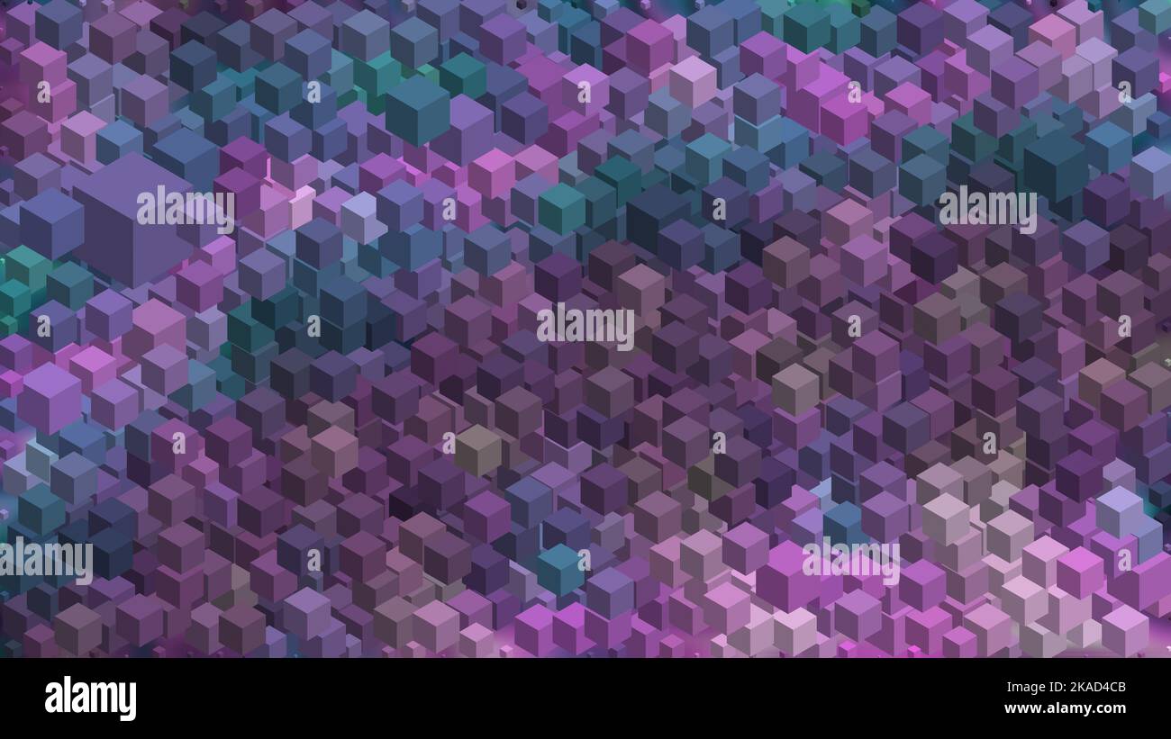 Abstract cubes shape background Stock Photo - Alamy