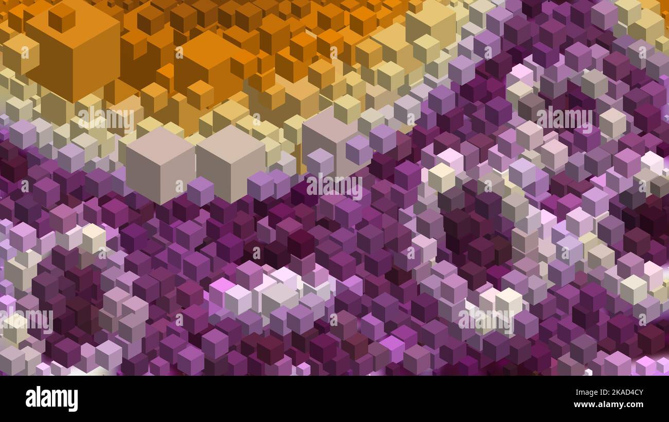 Abstract cubes shape background Stock Photo - Alamy
