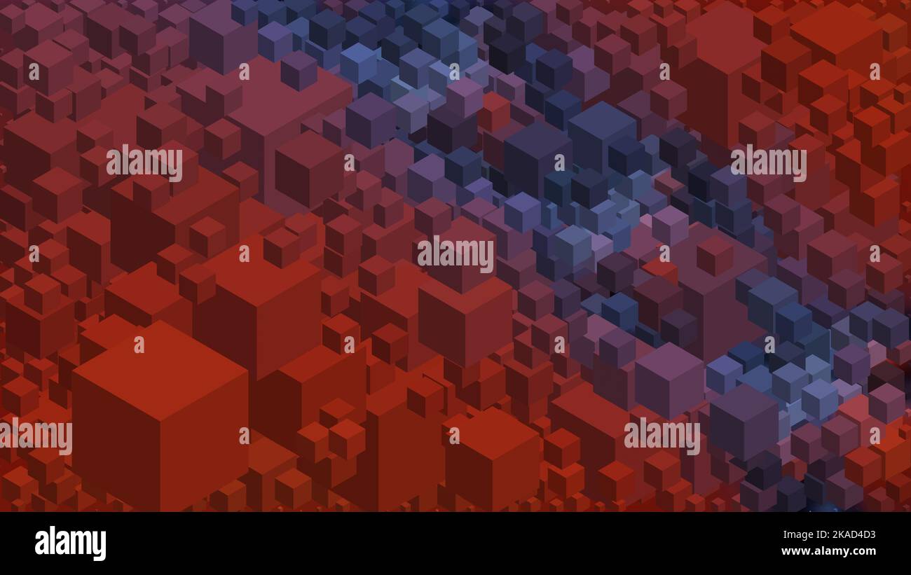Abstract cubes shape background Stock Photo - Alamy