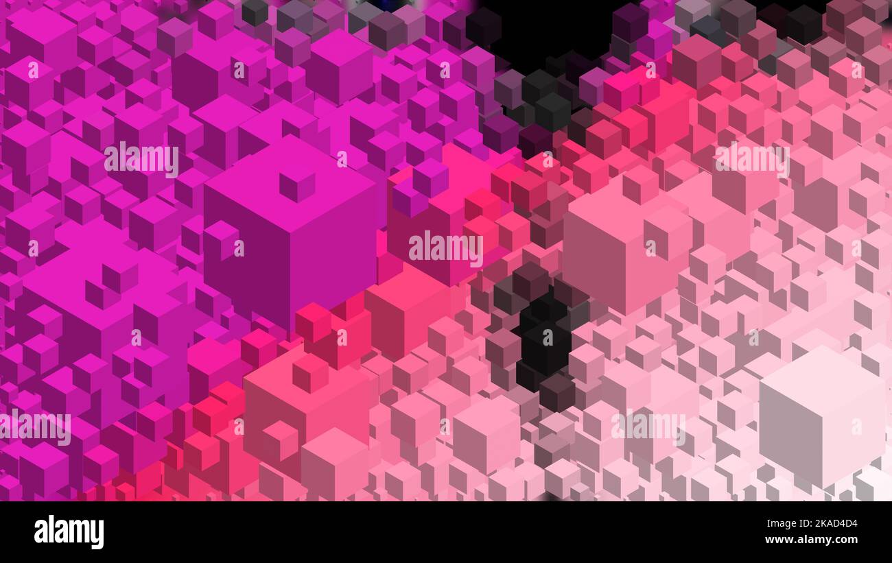 Abstract cubes shape background Stock Photo - Alamy