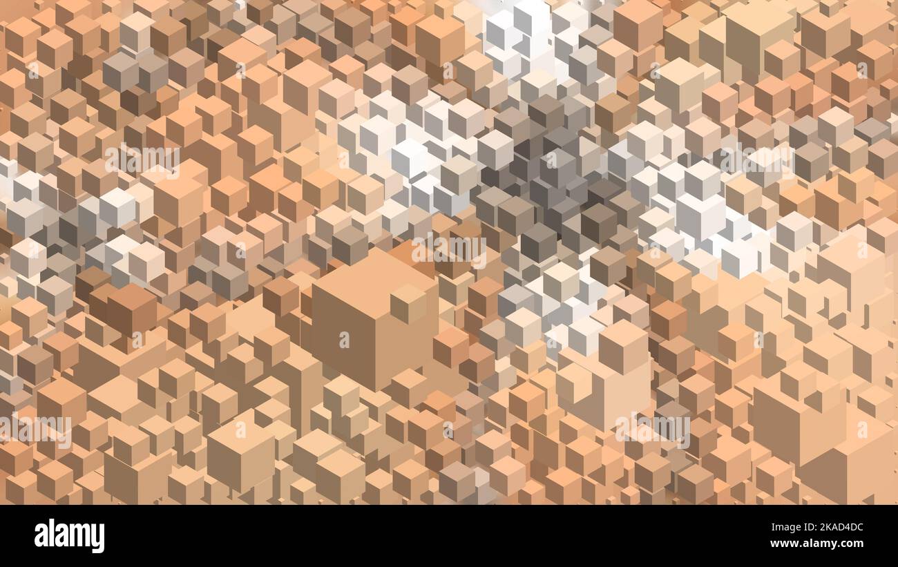 Abstract cubes shape background Stock Photo - Alamy