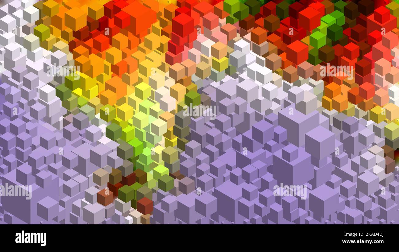 Abstract cubes shape background Stock Photo - Alamy