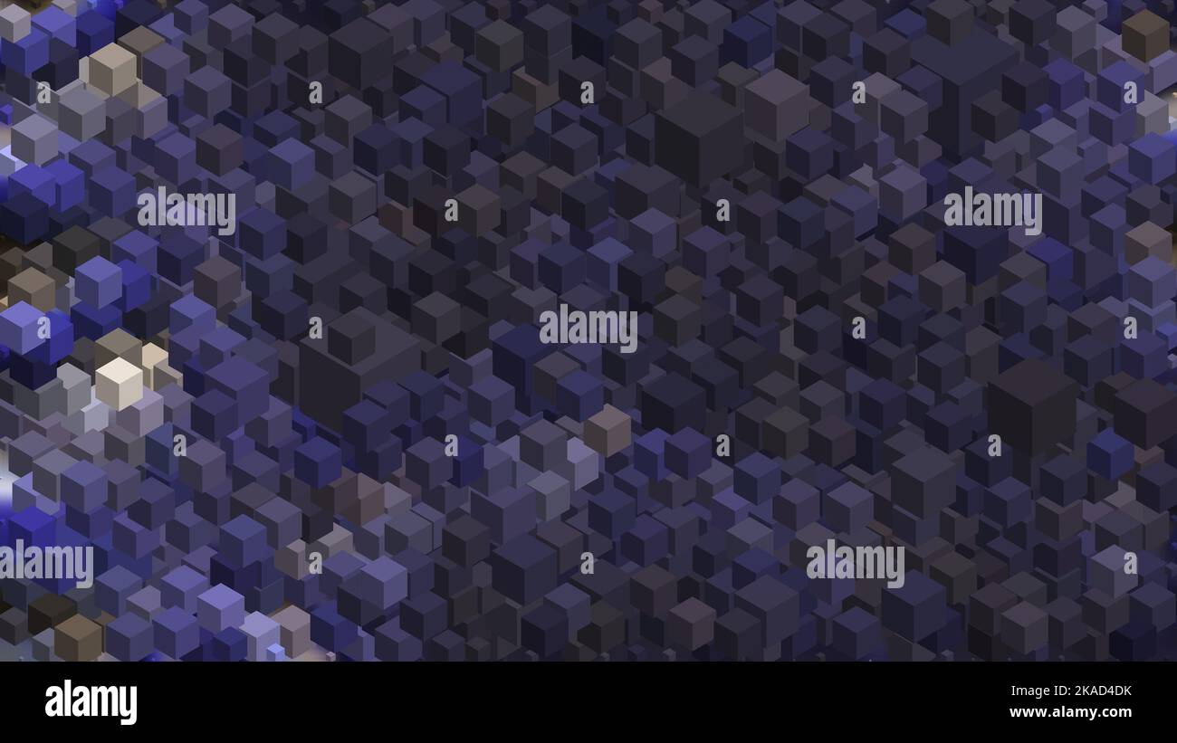 Abstract cubes shape background Stock Photo - Alamy