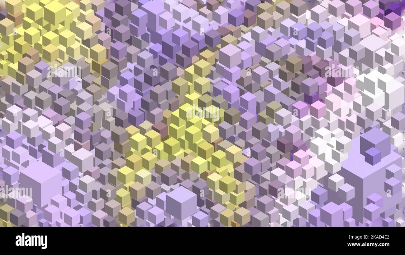 Abstract cubes shape background Stock Photo - Alamy