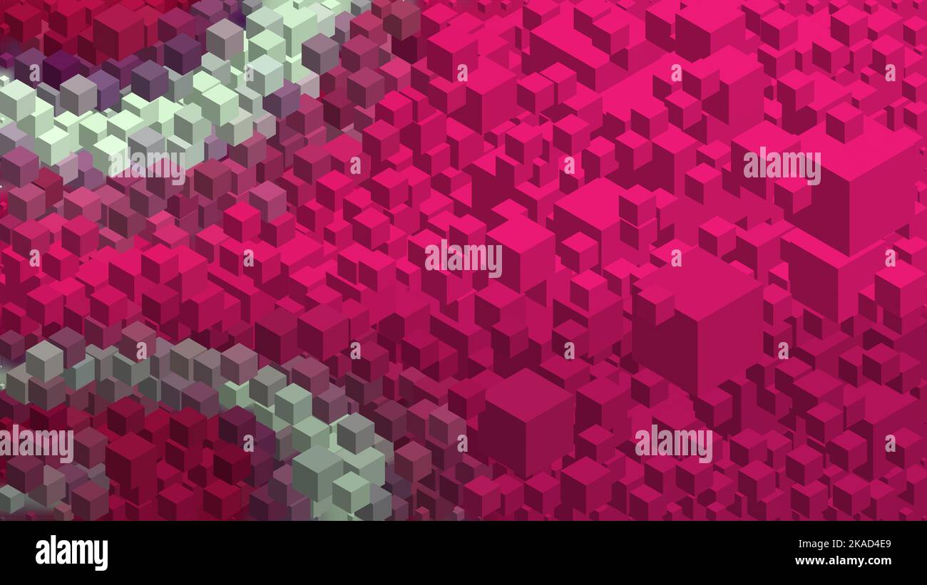 Abstract cubes shape background Stock Photo - Alamy