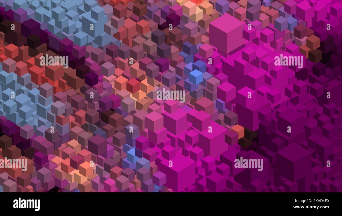 Abstract cubes shape background Stock Photo - Alamy
