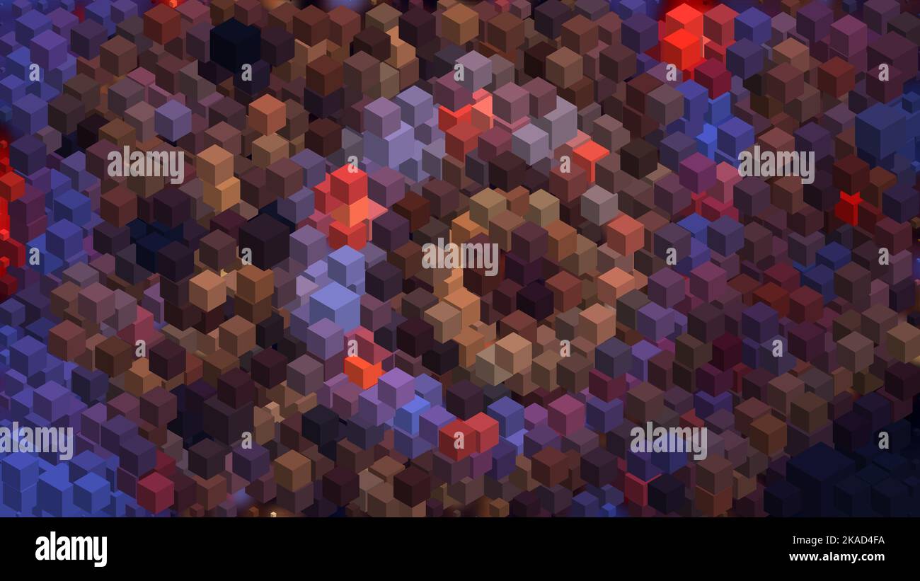Abstract cubes shape background Stock Photo - Alamy