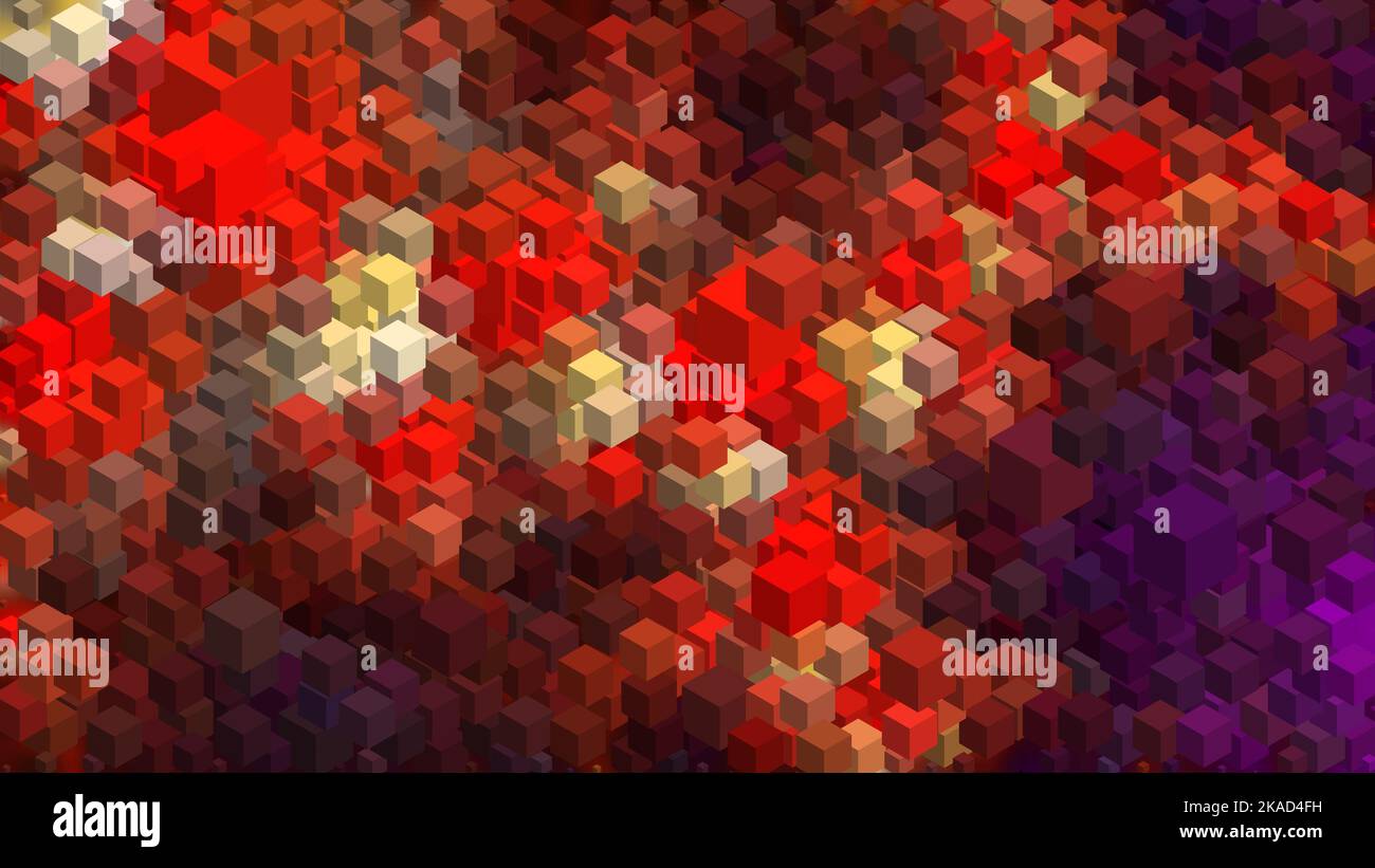Abstract cubes shape background Stock Photo - Alamy