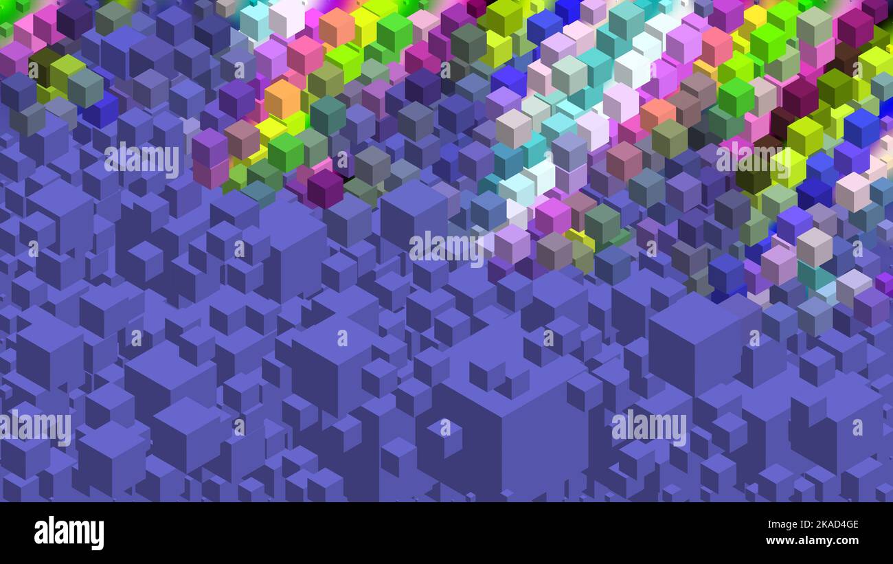 Abstract cubes shape background Stock Photo - Alamy
