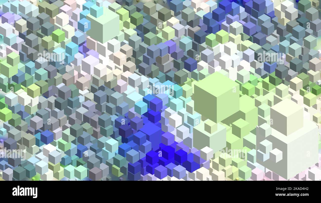 Abstract cubes shape background Stock Photo - Alamy