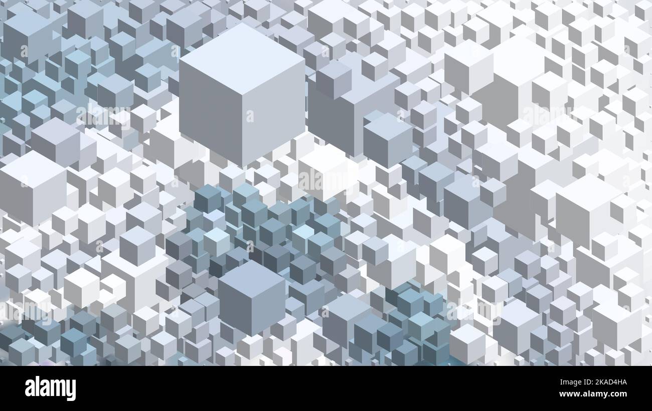 Abstract cubes shape background Stock Photo - Alamy