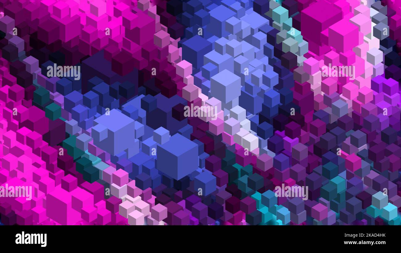 Abstract cubes shape background Stock Photo - Alamy