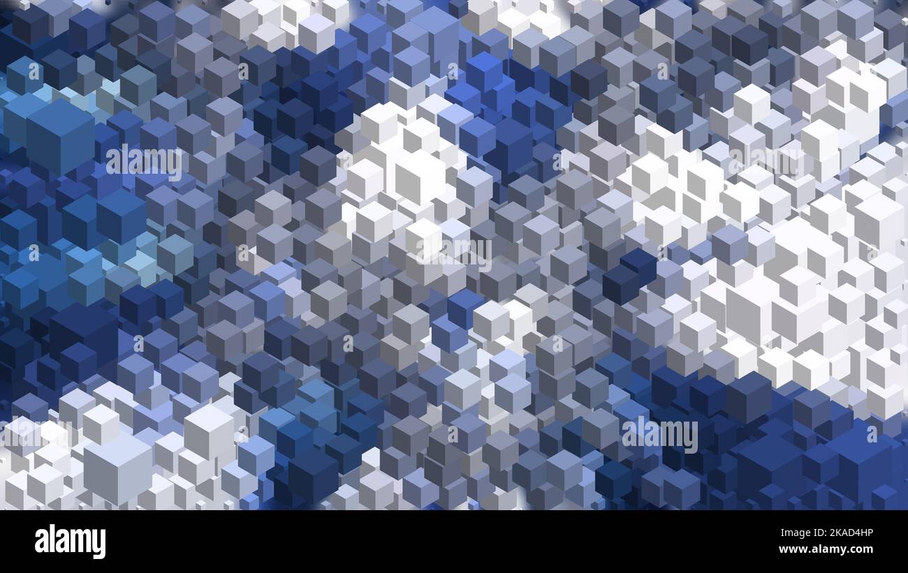 Abstract cubes shape background Stock Photo - Alamy