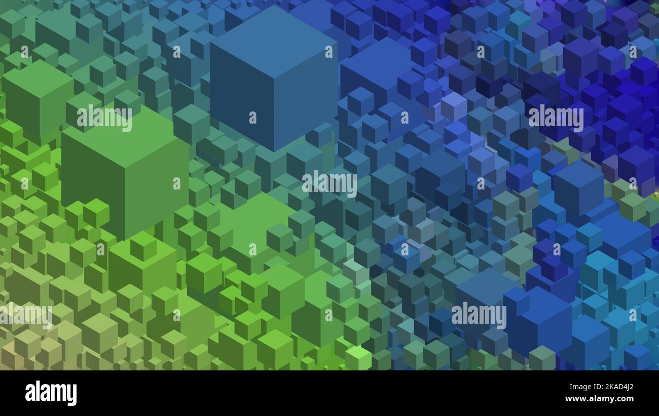Abstract cubes shape background Stock Photo - Alamy