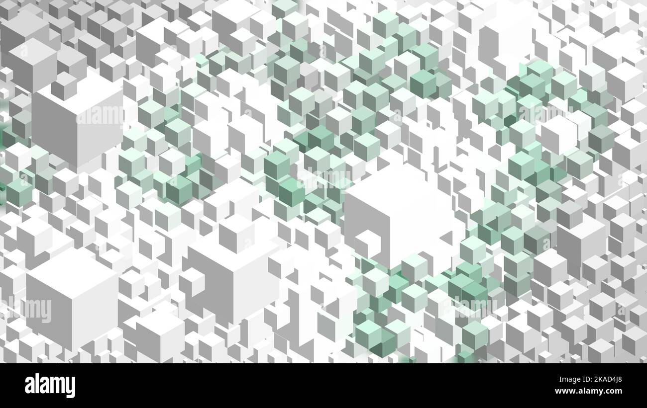 Abstract cubes shape background Stock Photo - Alamy