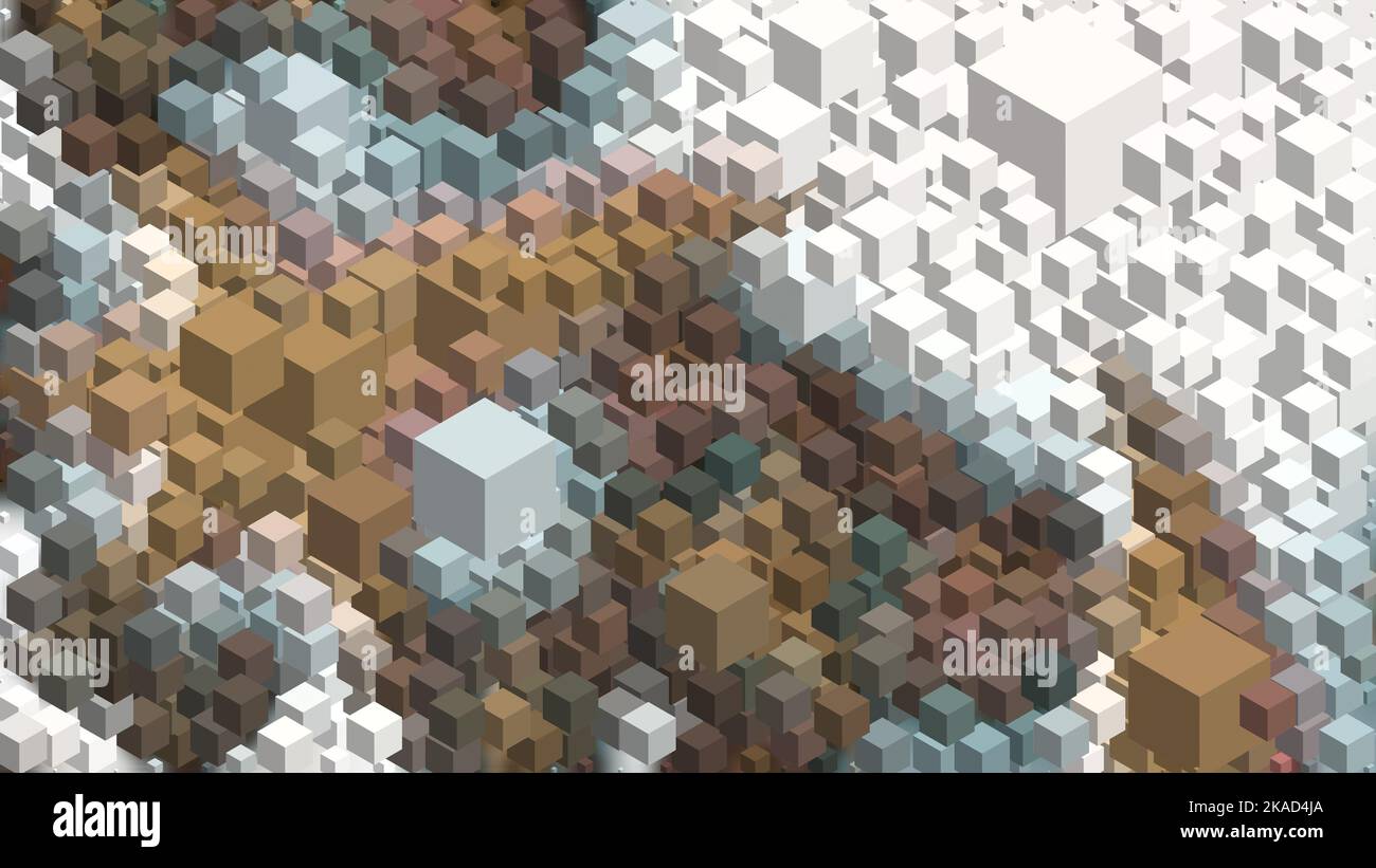 Abstract cubes shape background Stock Photo - Alamy