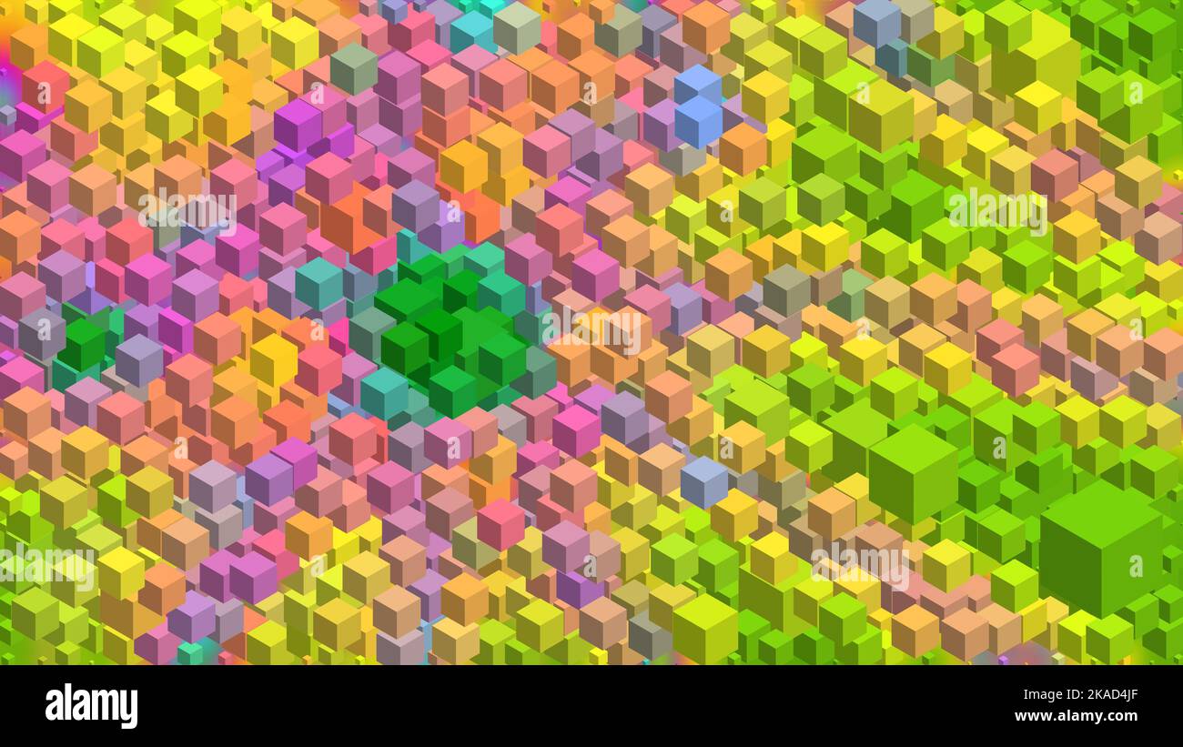 Abstract cubes shape background Stock Photo - Alamy