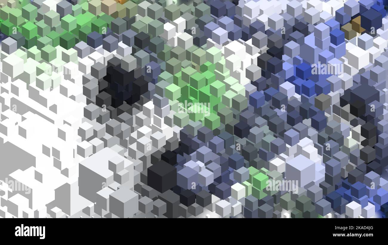 Abstract cubes shape background Stock Photo - Alamy