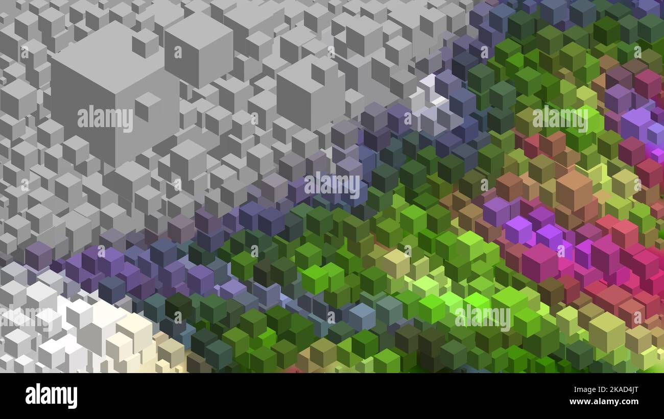 Abstract cubes shape background Stock Photo - Alamy